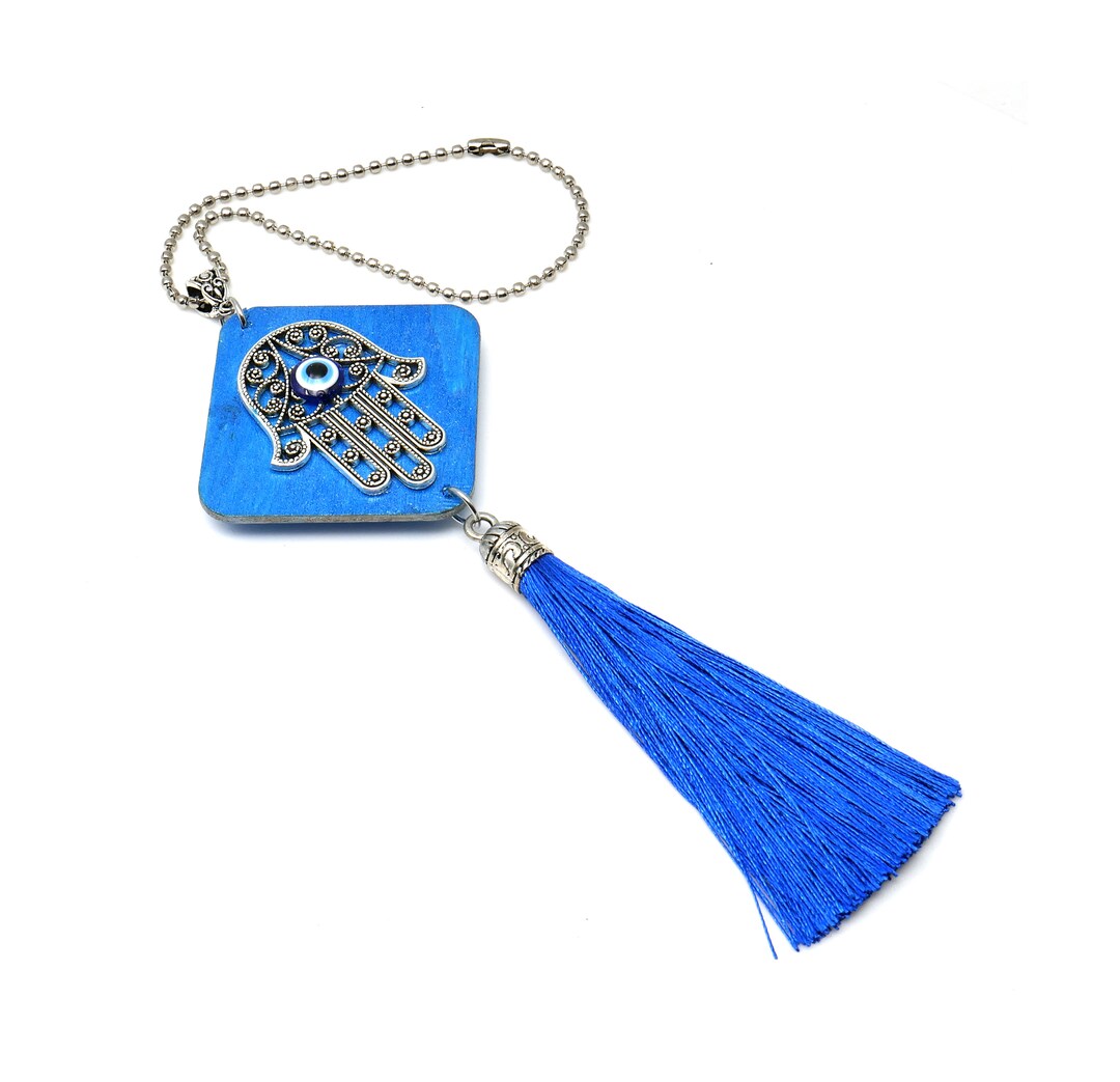 Hamsa Hand, Hamsa Hand Evil Eye Protection Car Rear View Mirror Hanging ...