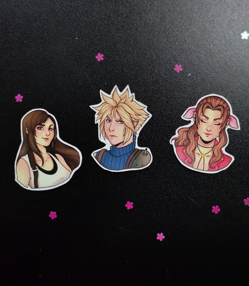 Final Fantasy VII Sticker Set Planner Stickers Cloud - Etsy