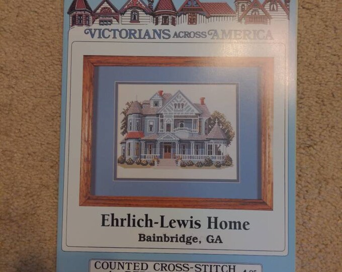 Victorians Debbie Patrick Ehrlich-lewis Home Bainbridge GA Cross Stitch ...