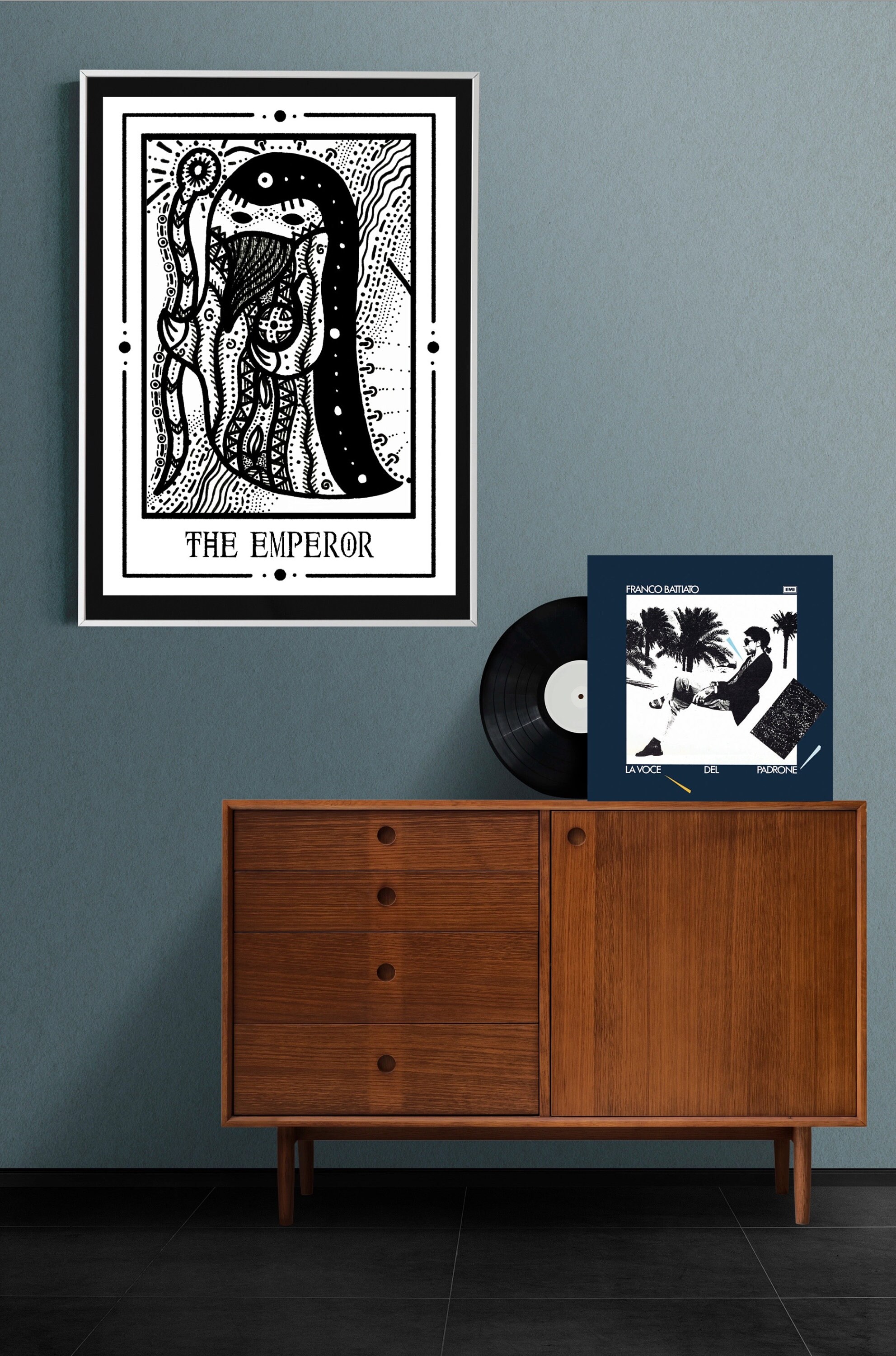 The Emperor Tiny Mystic Tarot Major Arcana - Etsy