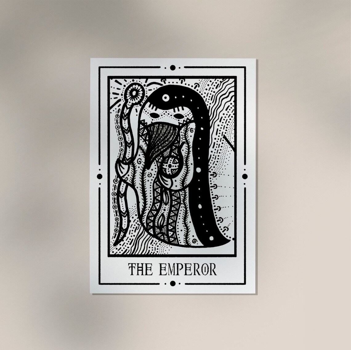 The Emperor Tiny Mystic Tarot Major Arcana - Etsy