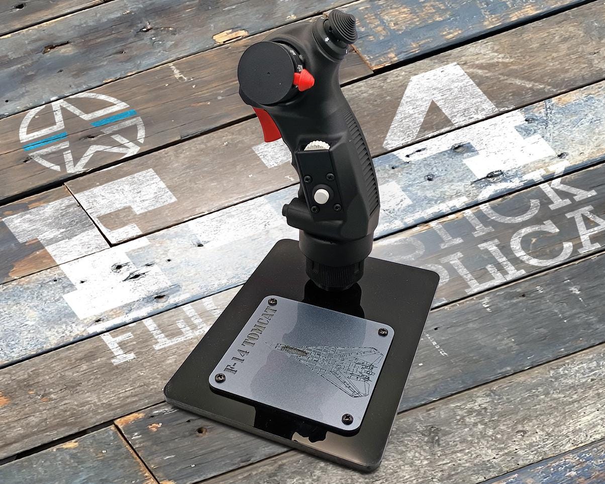 F-14 Tomcat Flight Stick Life Size Personalized Replica Aviation and ...