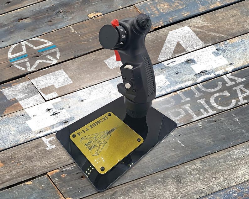 F-14 Tomcat Flight Stick Life Size Personalized Replica Aviation and ...