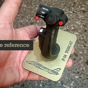 F-16 Flight Stick Miniature Replica Aviation Geek Gift for Man Cave or ...
