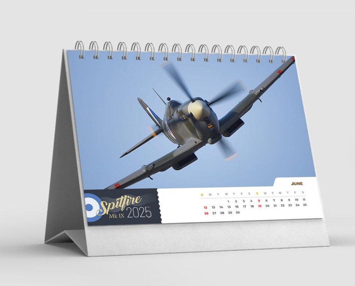 2026 Spitfire Desk Calendar - Images of Rare Greek Sample of the ...
