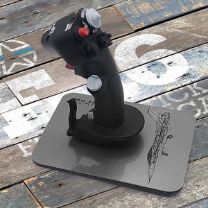 F-16 Flight Stick Miniature Replica Aviation Geek Gift for Man Cave or ...