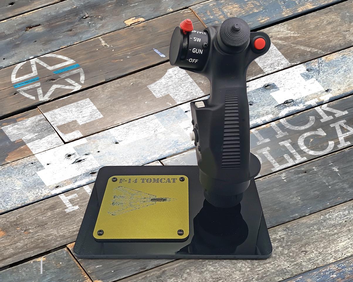 F-14 Tomcat Flight Stick Life Size Personalized Replica Aviation and ...