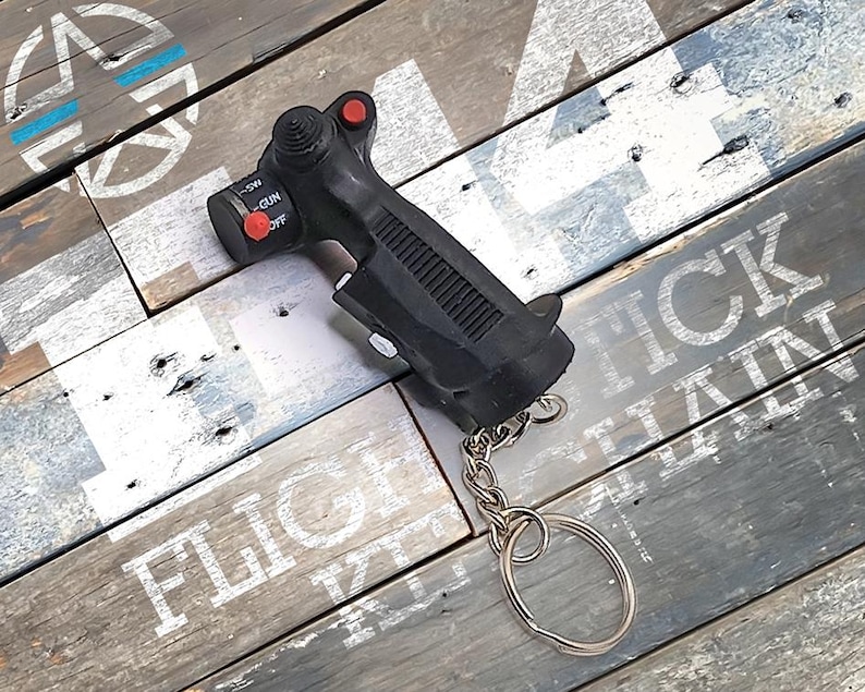 F-14 Tomcat Flight Stick Keychain | Detailed Miniature Replica Key Ring ...