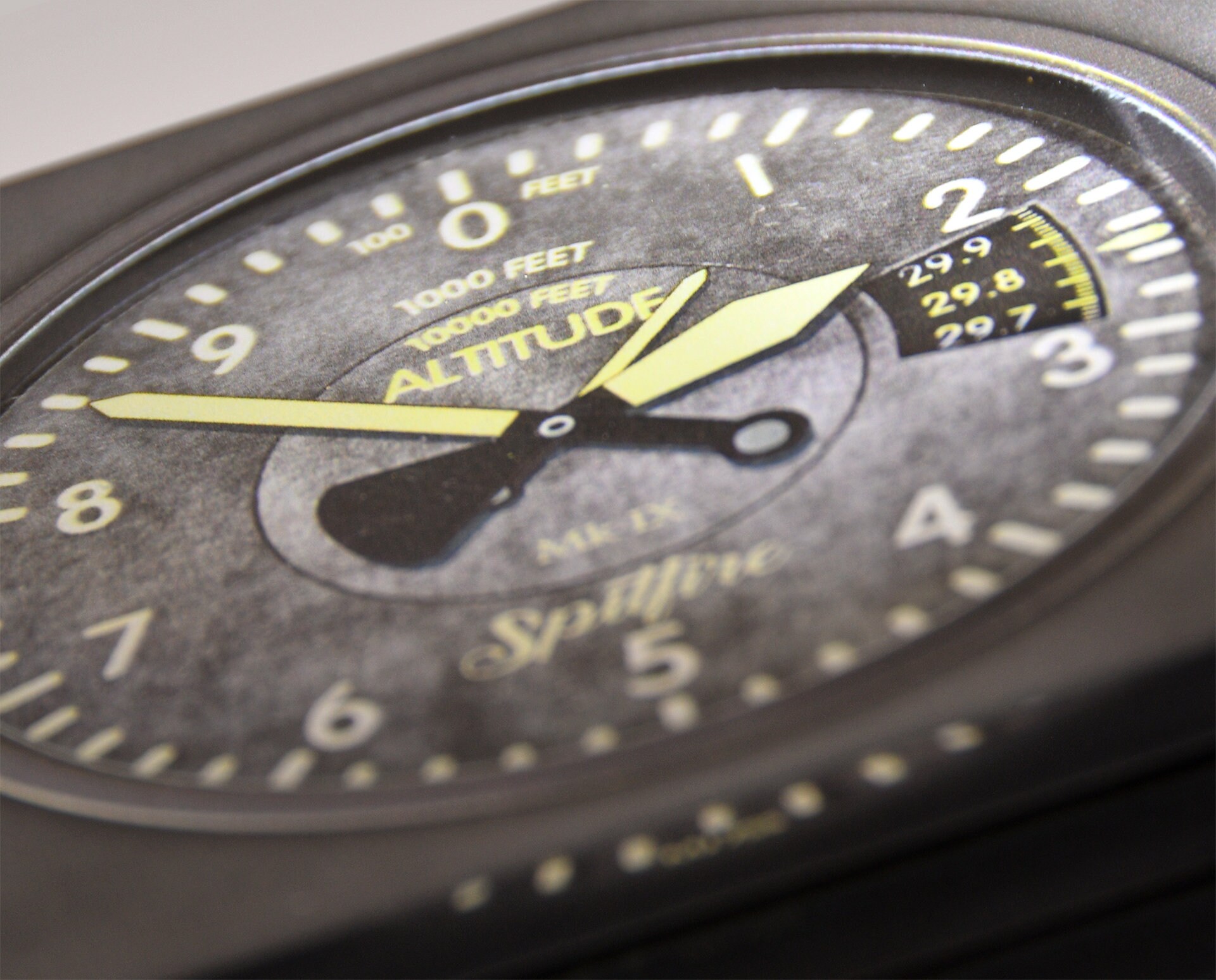 Aviation Coasters Replicas of Cockpit Flight Instruments Dials Spitfire ...