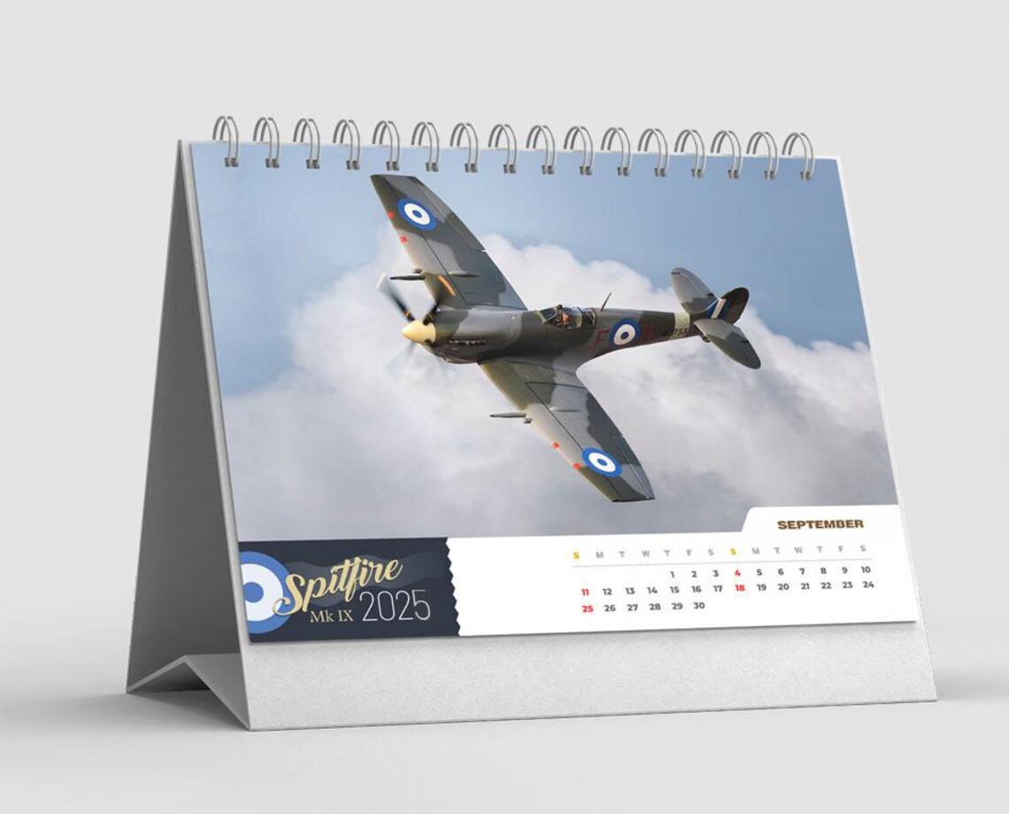 2026 Spitfire Desk Calendar - Images of Rare Greek Sample of the ...