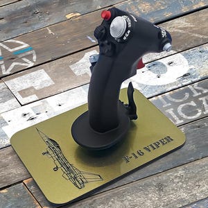 F-16 Flight Stick Miniature Replica Aviation Geek Gift for Man Cave or ...