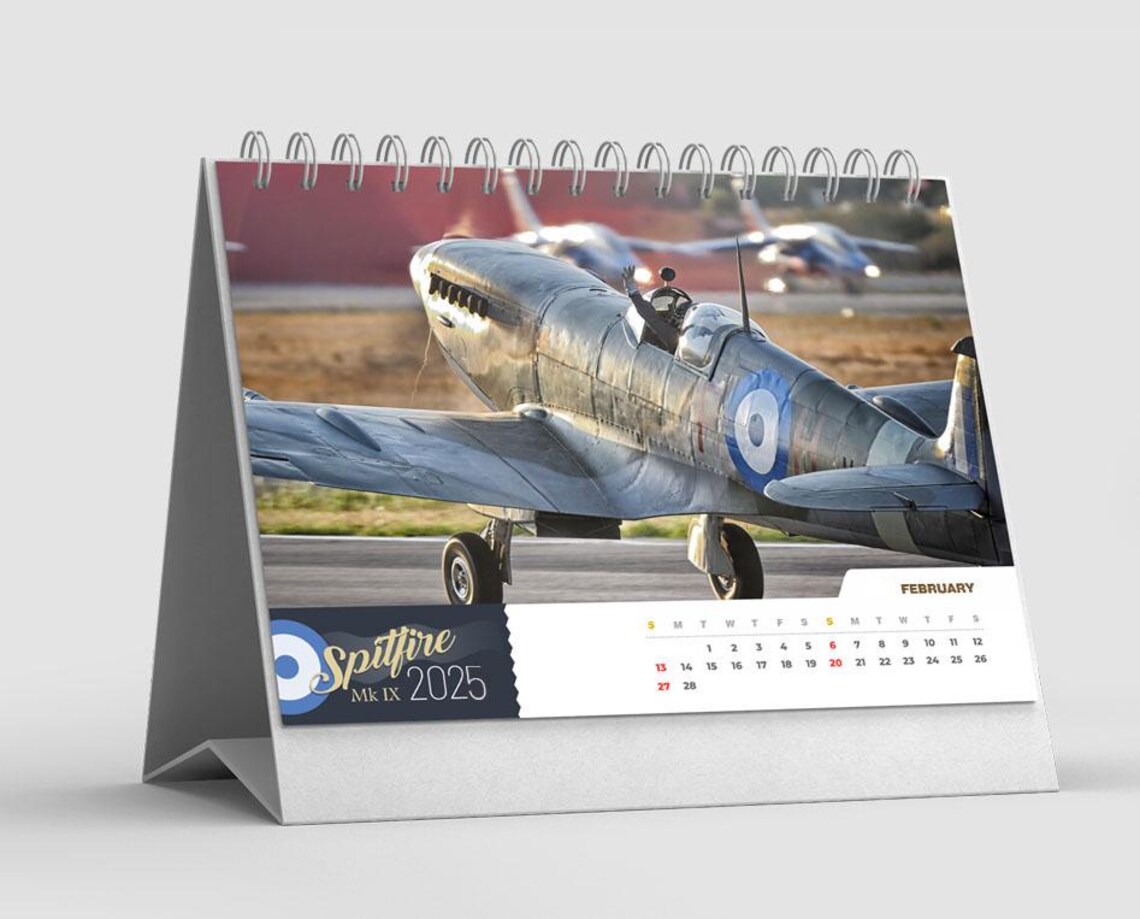 2026 Spitfire Desk Calendar - Images of Rare Greek Sample of the ...