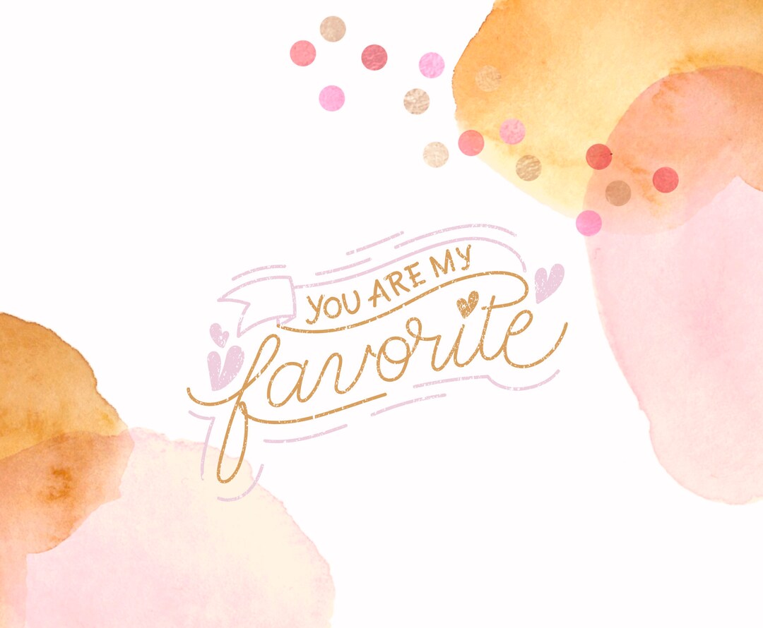Printable Card | You Are My Favorite | Favorite Card |thank You Card ...