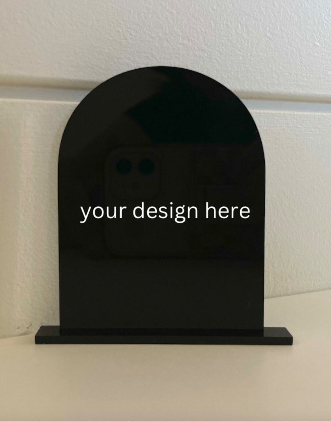 Custom Acrylic Arched Sign - Etsy