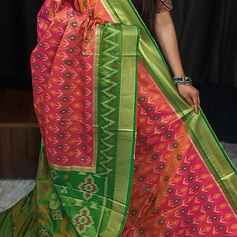 Pochampally Silk Sari - Etsy