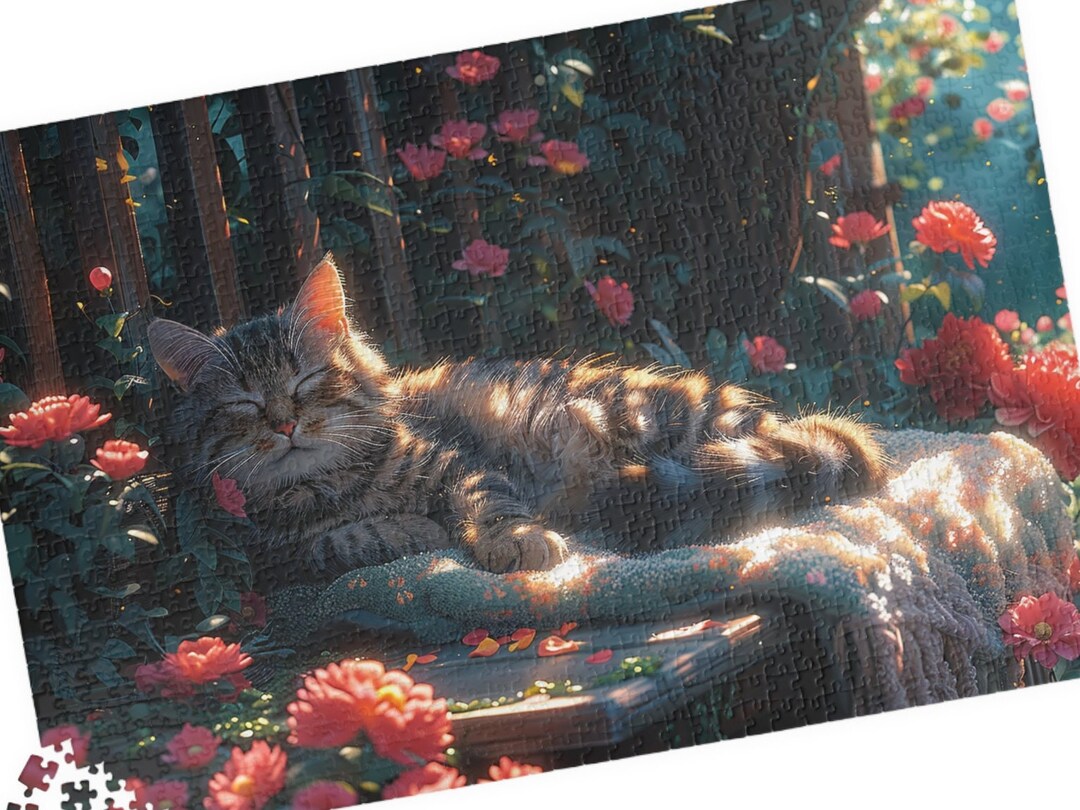 Cat Nap Puzzle |1014 Piece Puzzle | Large Puzzle | Cat Puzzle | Family ...