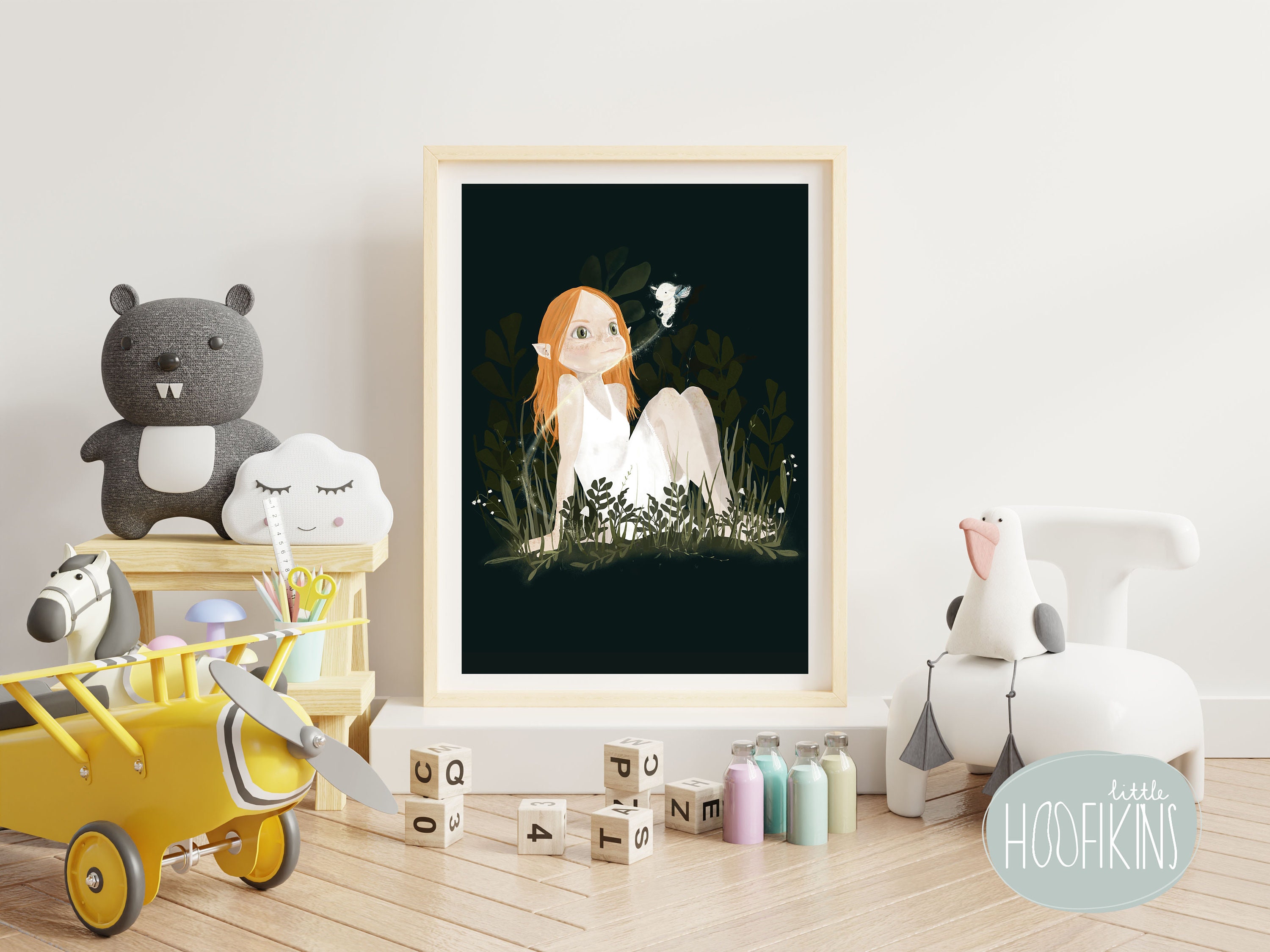 Pixie With Tiny Dragon - Etsy