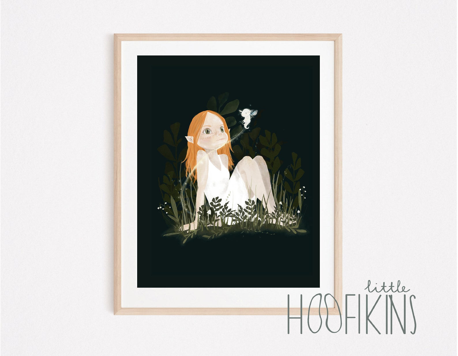 Pixie With Tiny Dragon - Etsy