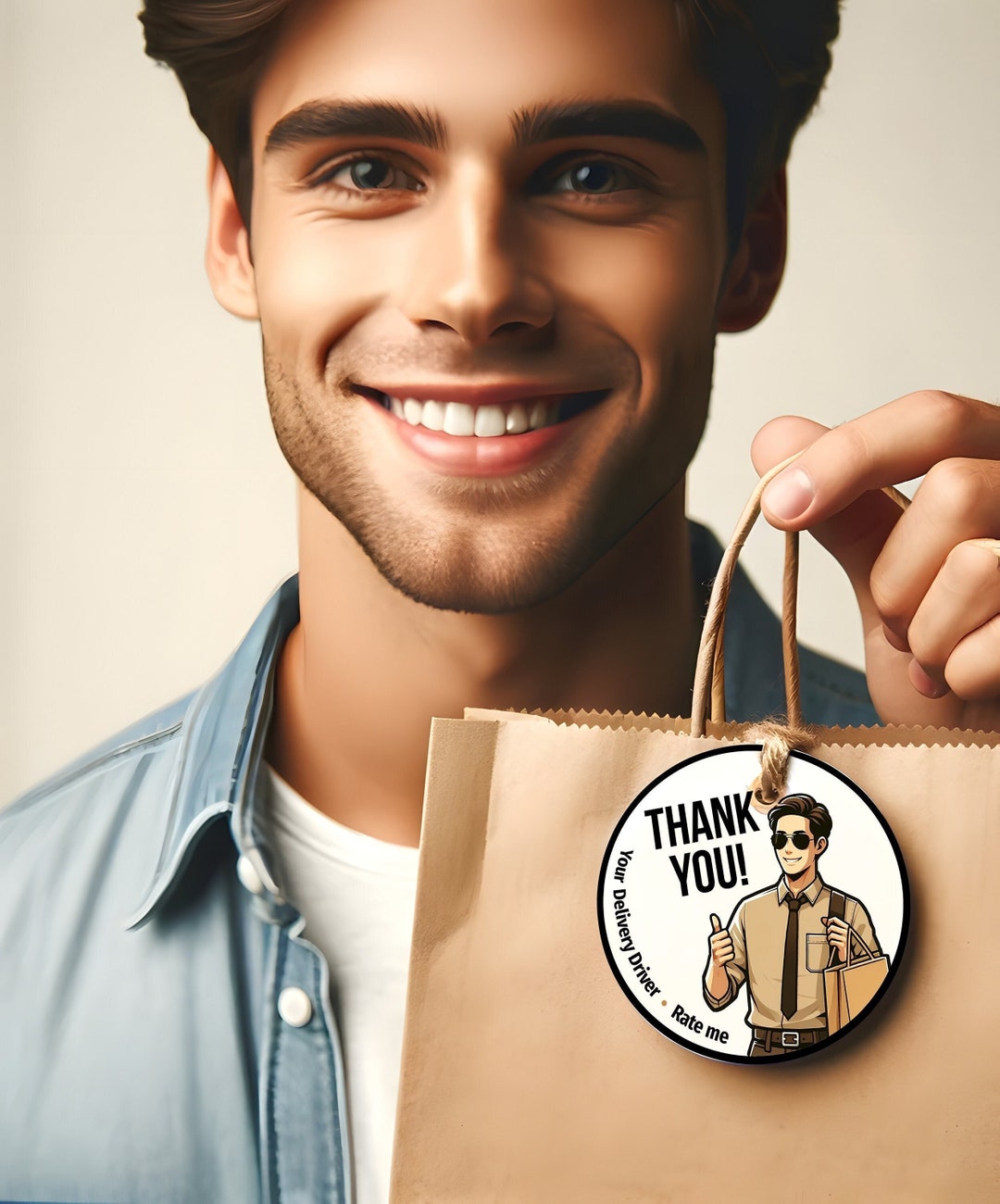 Delivery Driver SVG Vector PNG & Pdf Thank You, Rate Me Instant ...