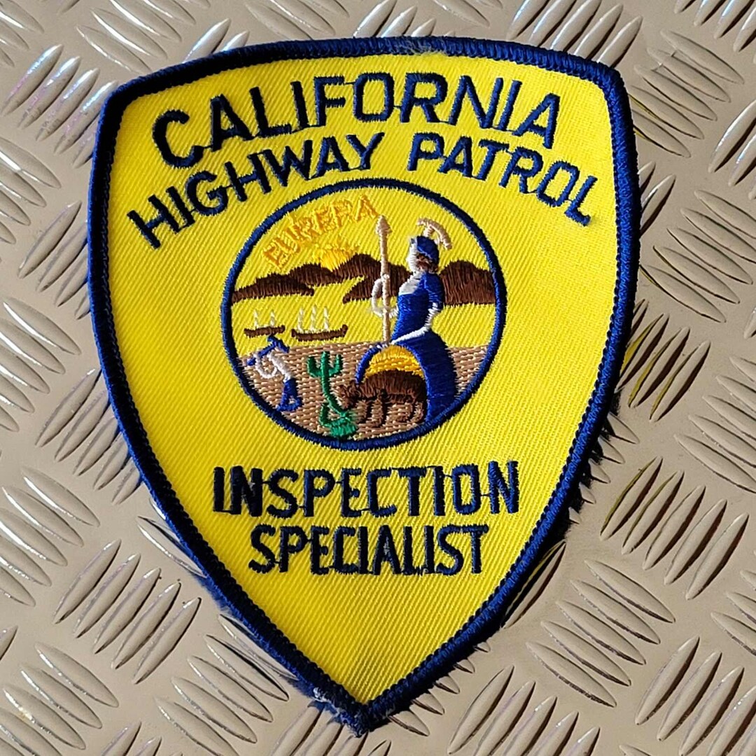 California Highway Patrol Inspection Specialist Patch CHP - Etsy