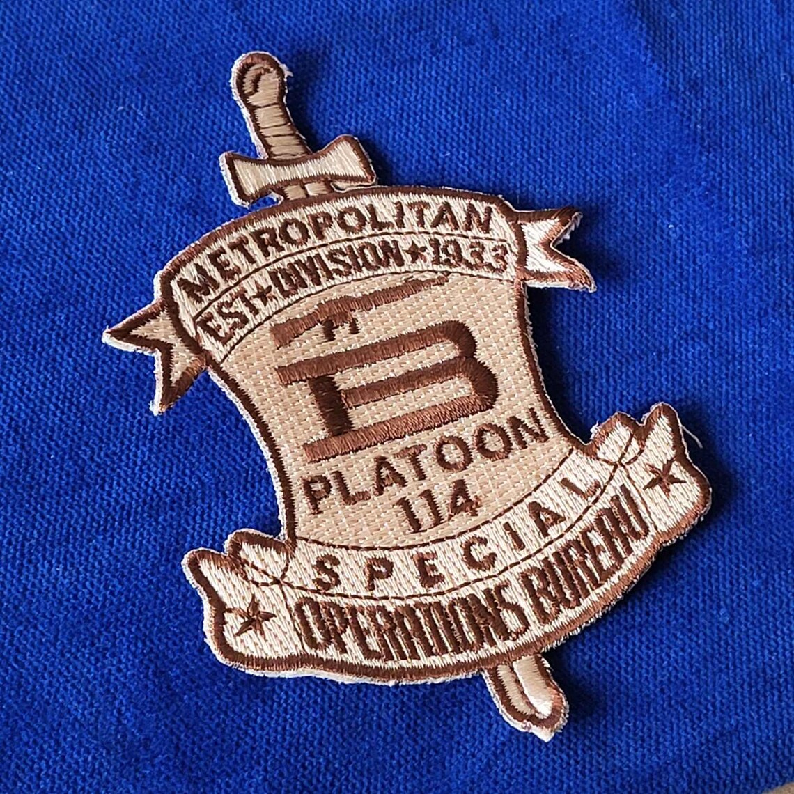 L.A.P.D. Metro Div B-platoon 114 Special-ops SWAT Patch California - Etsy