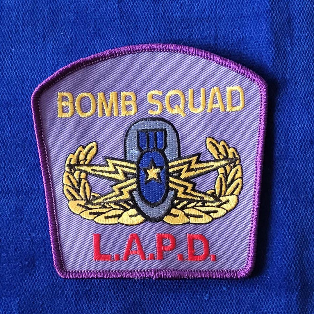 L.A.P.D. Bomb Squad Patch California - Etsy