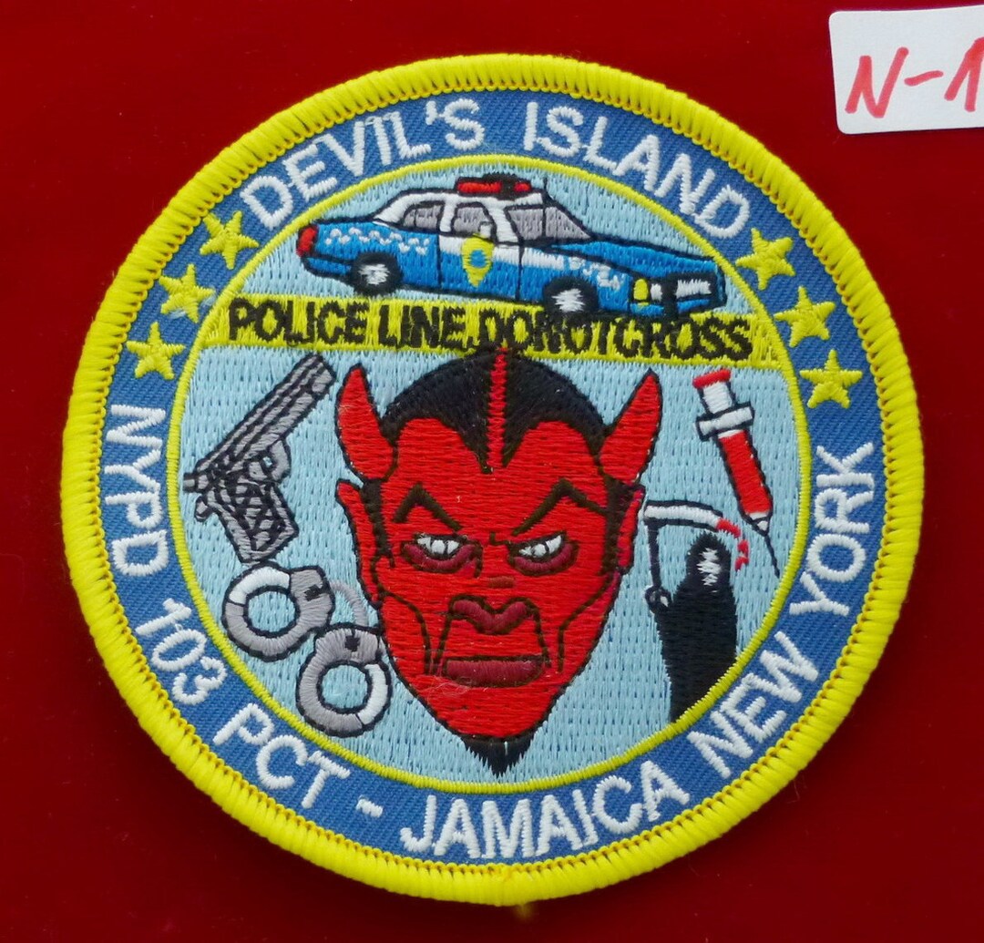 N.Y.P.D. 103rd Precinct Devils Island Patch - Etsy