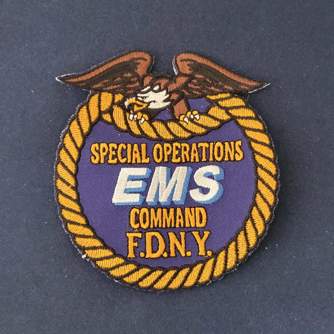F.D.N.Y. EMS Command Special Operations Patch Firefighter New York City ...