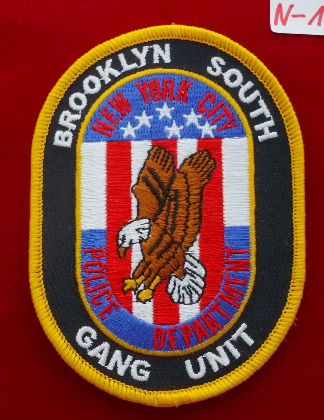 N.Y.P.D. Brooklyn South Gang Unit Patch - Etsy