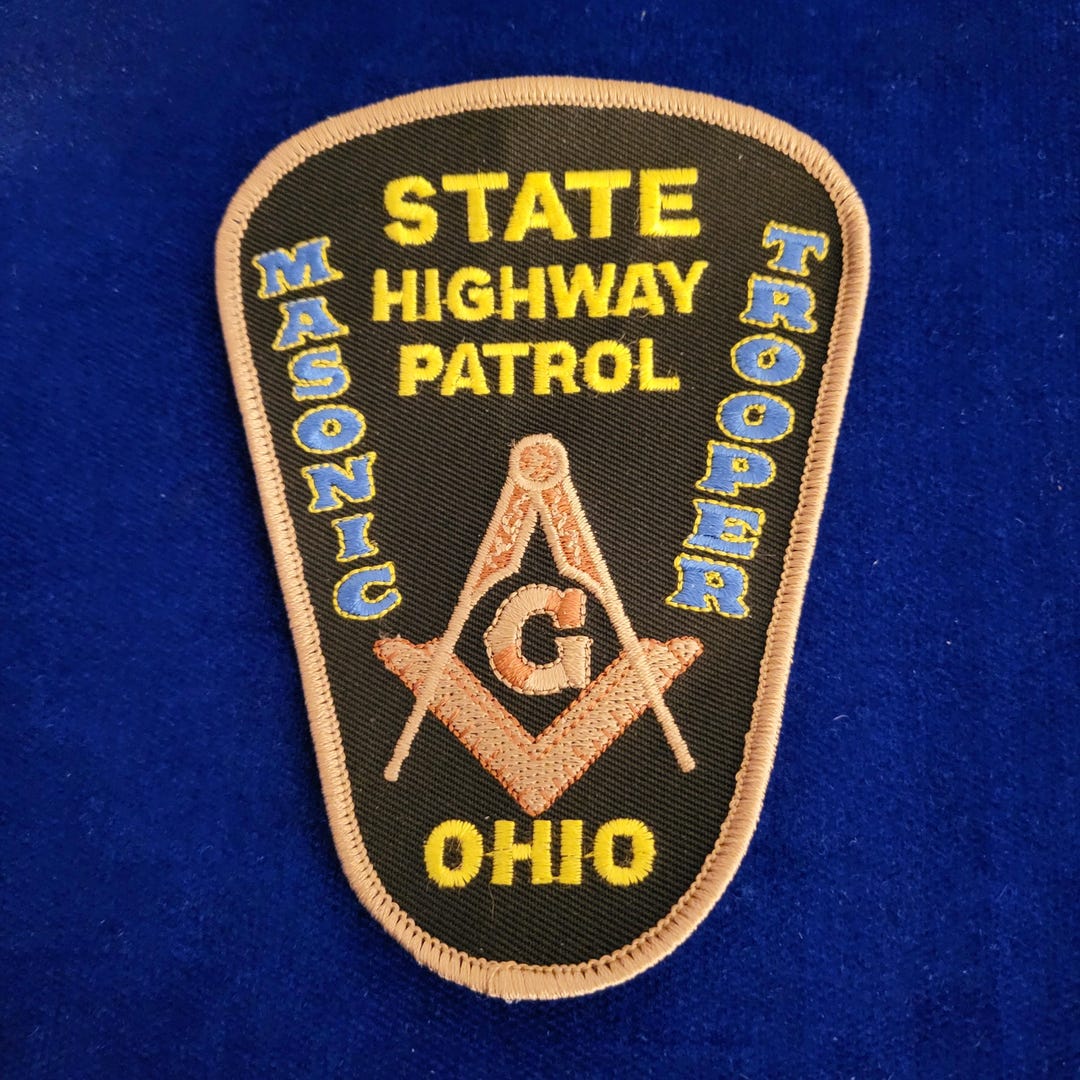 Masonic Highway Patrol Trooper Patch Ohio - Etsy