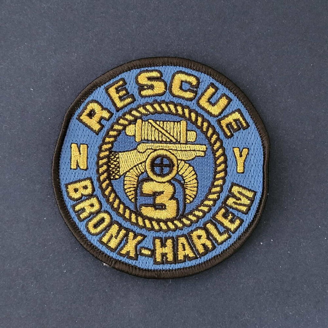 F.D.N.Y. Rescue 3 Bronx Harlem Patch Firefighter New York - Etsy