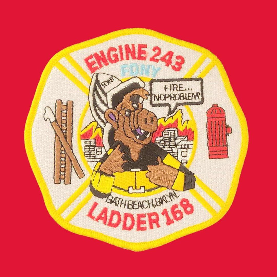 F.D.N.Y. Engine 243 / Ladder 168 Patch No Problem Firefighter New York ...
