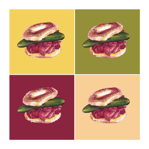 Sandwich Pop Art - Etsy