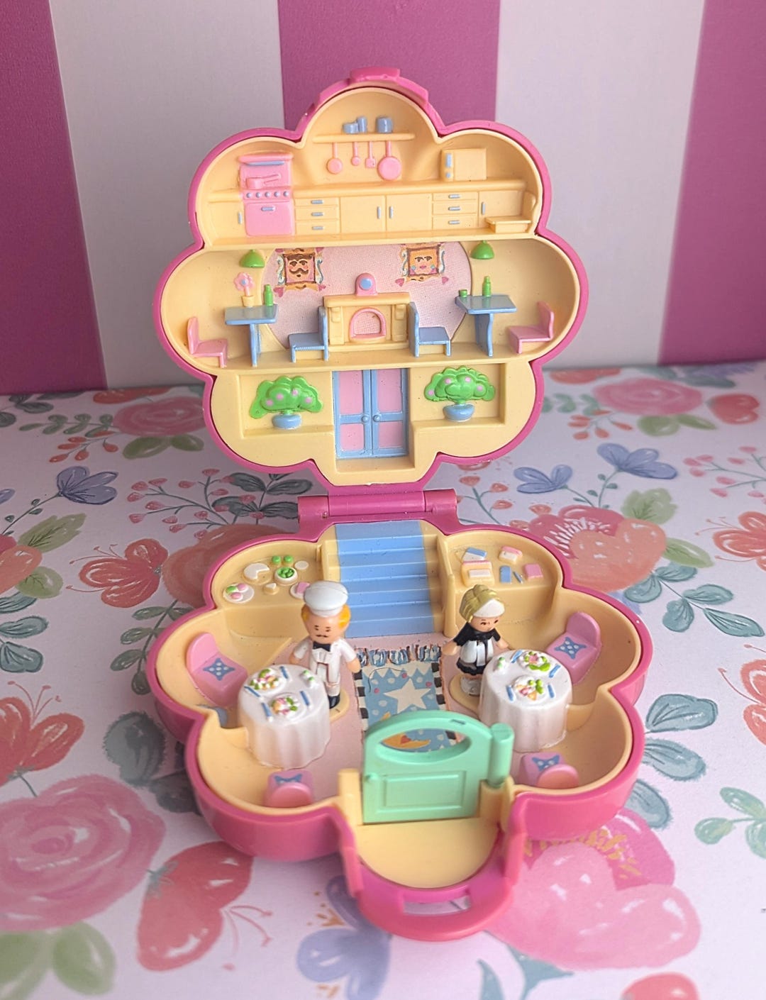Vintage 1990 Bluebird Polly Pocket | Mr Fry's Restaurant | Complete ...