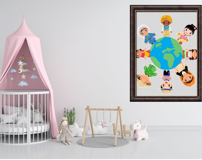 Diverse and Inclusive Kids Poster for the Classroom/ Multicultural ...