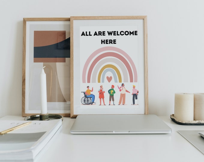 Diverse and Inclusive Kids Poster for the Classroom/ Multicultural ...