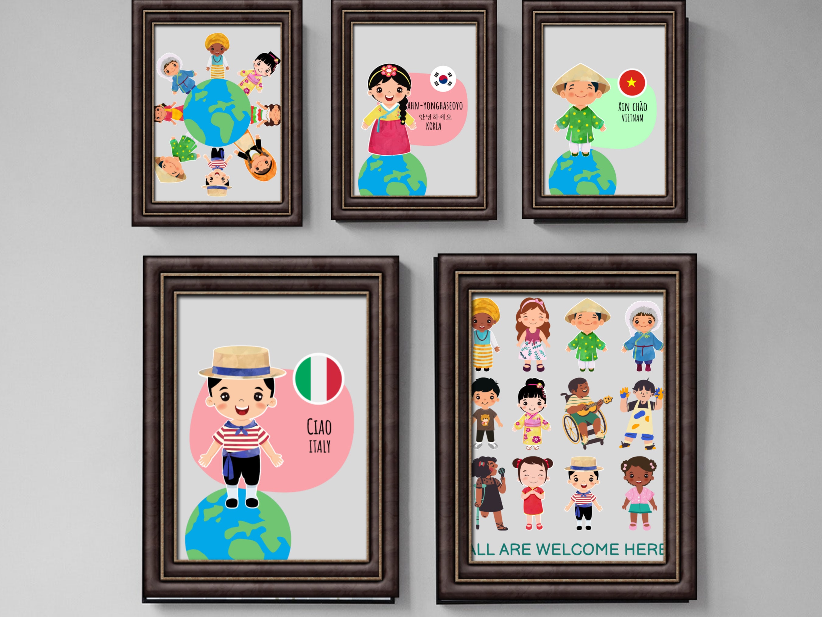 Children From Around the World Classroom Bundle Pack - Etsy