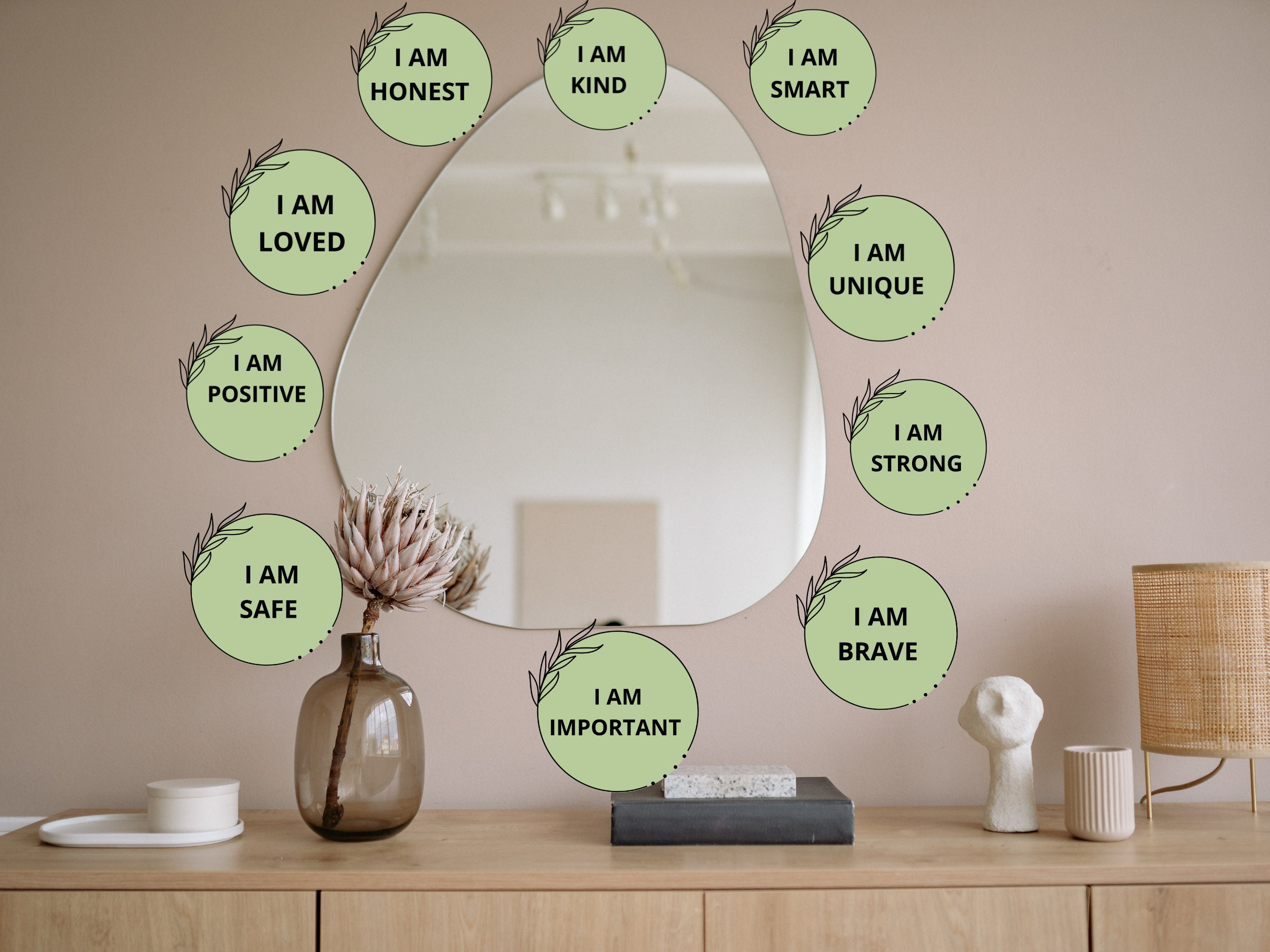 Positive Affirmation Station Cards for Kids - Etsy