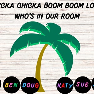 Chicka Chicka Boom Boom Look Who's in Our Room Bulletin Board Kit - Etsy