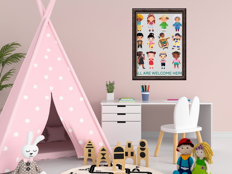 Diverse and Inclusive Kids Poster for the Classroom/ Multicultural ...