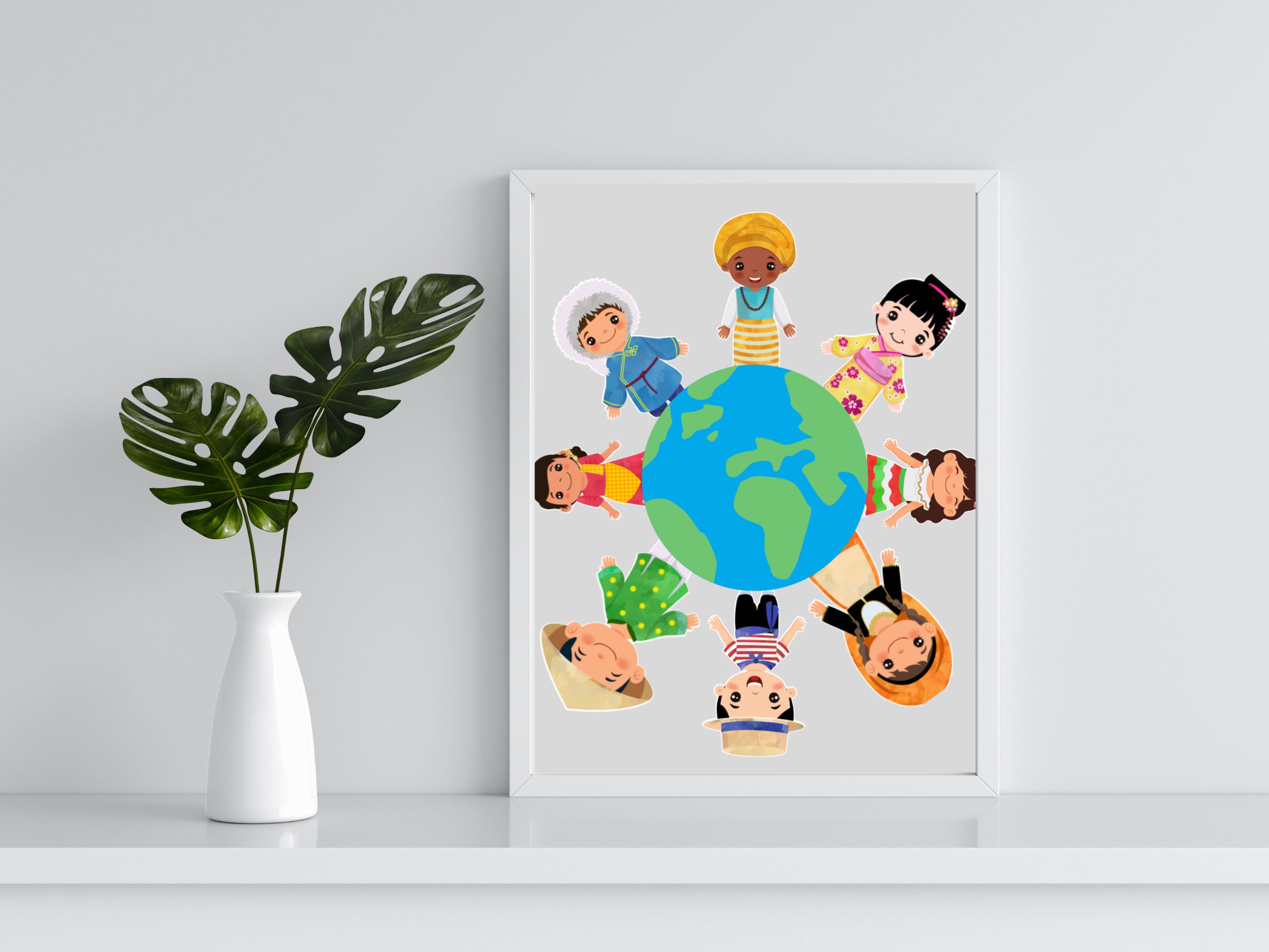 Children From Around the World Posters/ Multiculturalism - Etsy