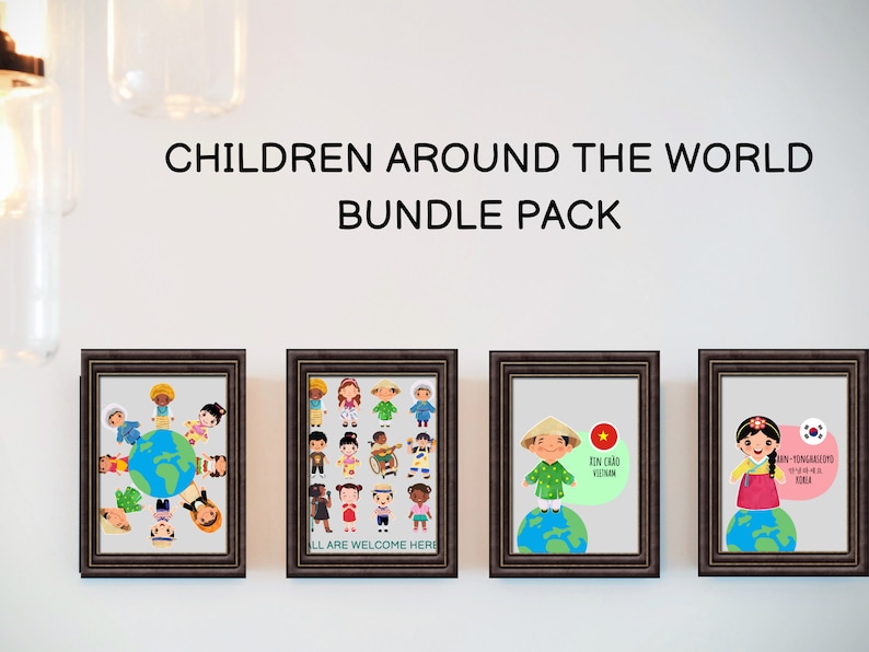 Children From Around the World Classroom Bundle Pack - Etsy