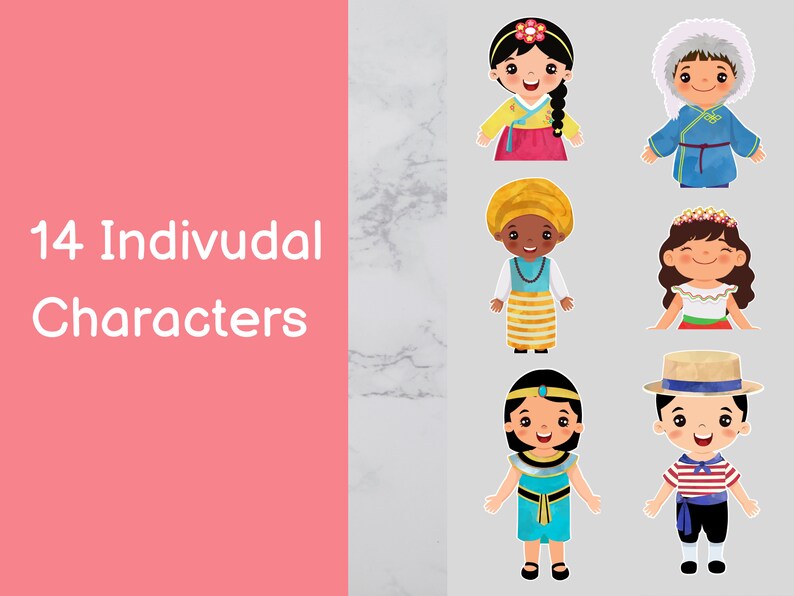 Kids From Around the World/ Printable Posters/ Multicultural - Etsy Canada