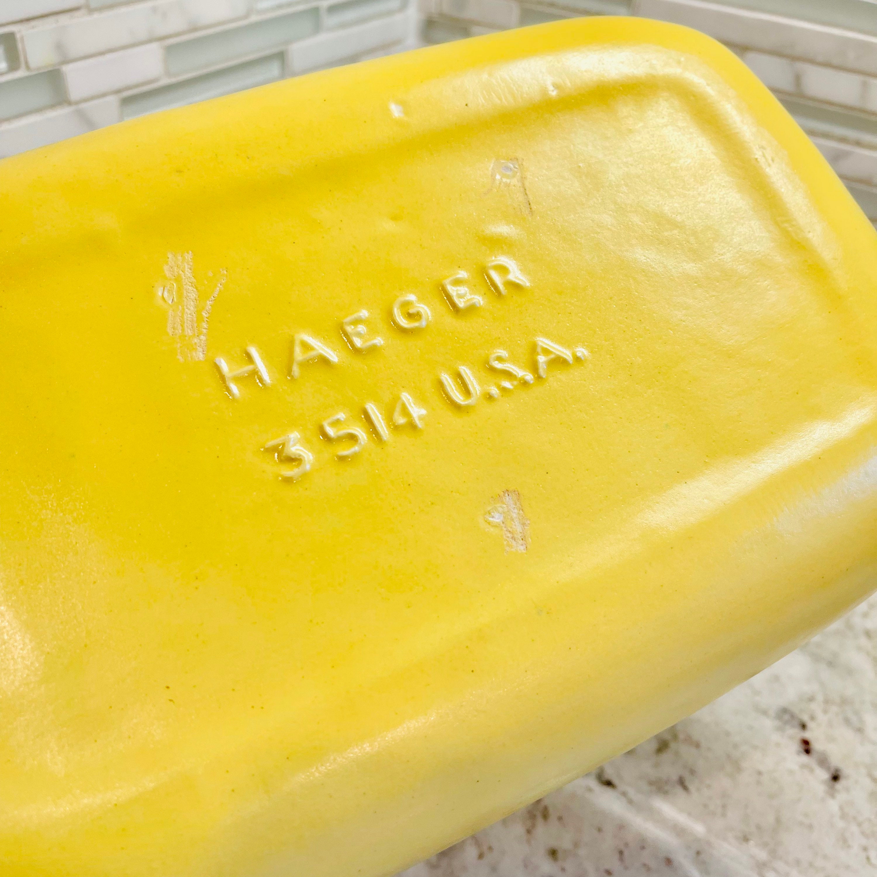 Vintage Yellow Haeger Planter 1960s Vintage Pottery - Etsy