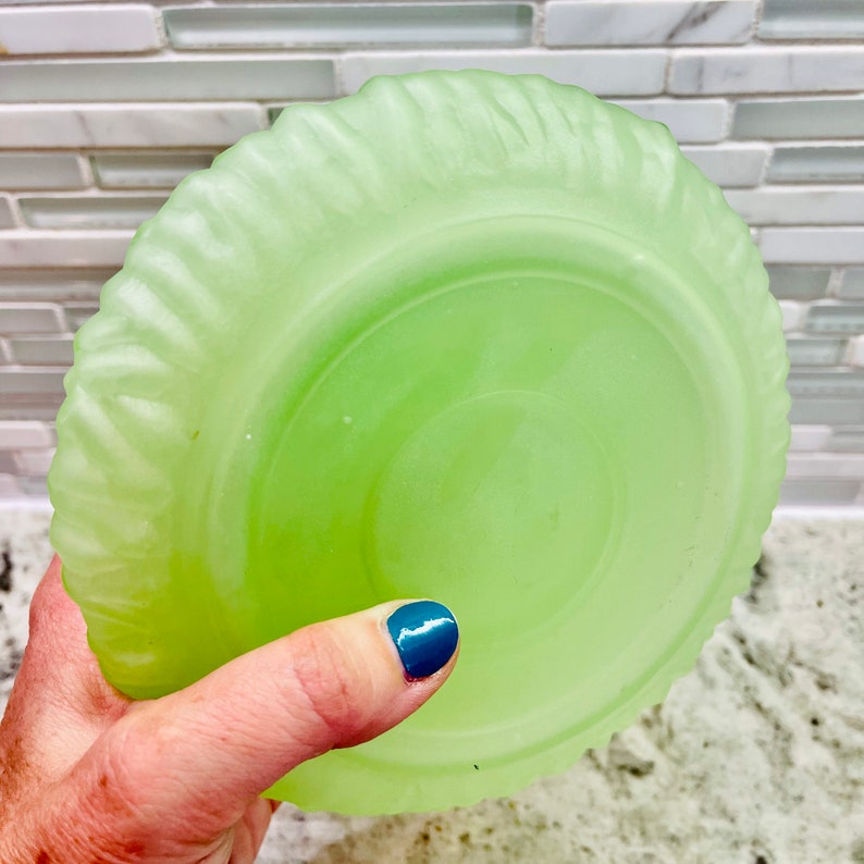 Gorgeous 1930s LE Smith Uranium Elephant Powder Dish Green - Etsy