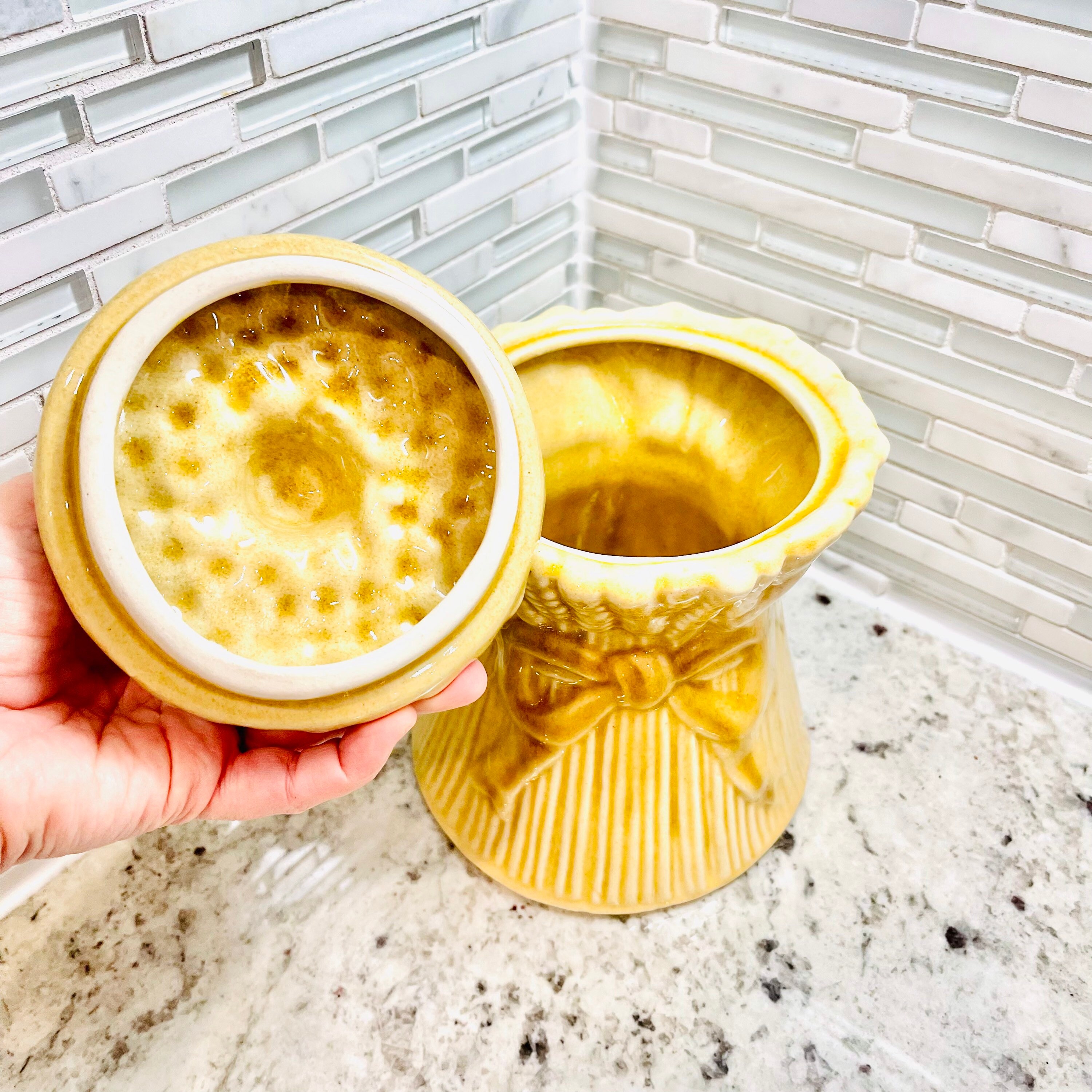 Shock Wheat Cookie Jar 1970s House of Webster - Etsy