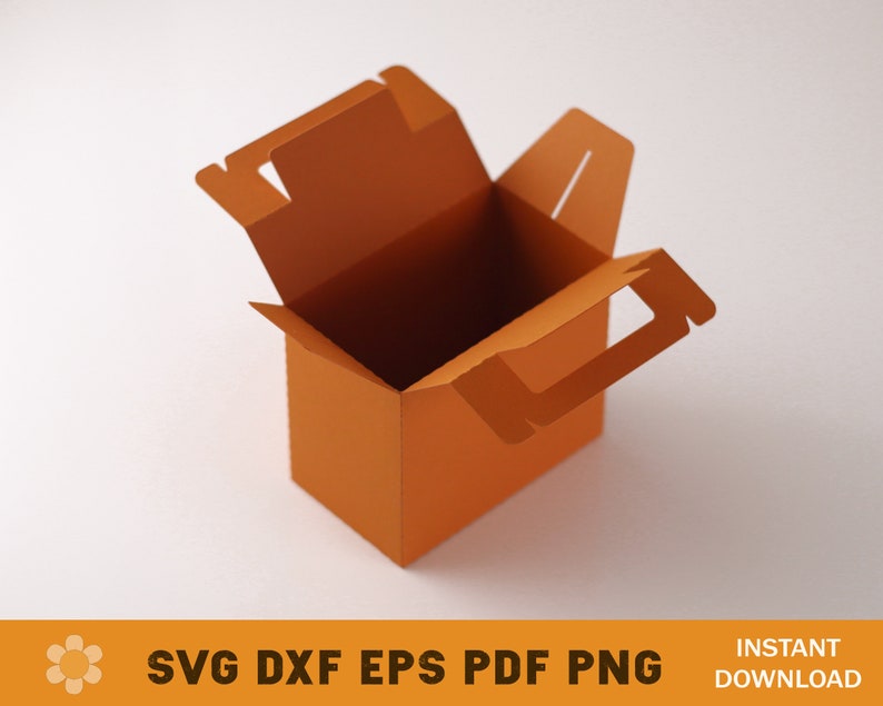 Small Flat Top Gable Box SVG Gable Box Template Box - Etsy