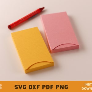 Crayon Box SVG Template, Wax Crayon Box Template, Crayon Favor Box ...