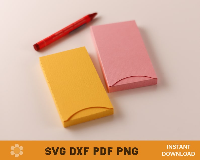 Crayon Box SVG Template Wax Crayon Box Template Crayon Favor - Etsy