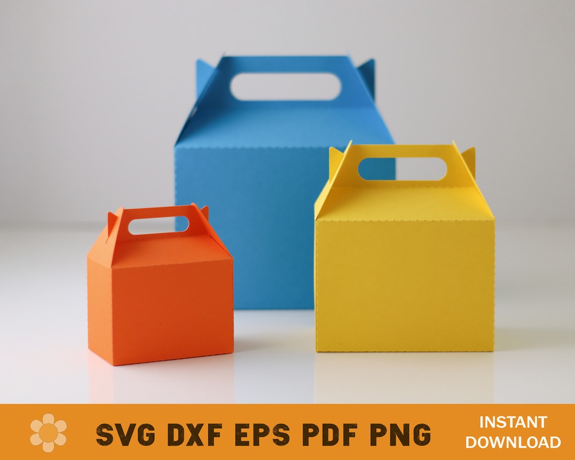 Gable Box Template Bundle Gable Box SVG Box Template SVG | Etsy Australia